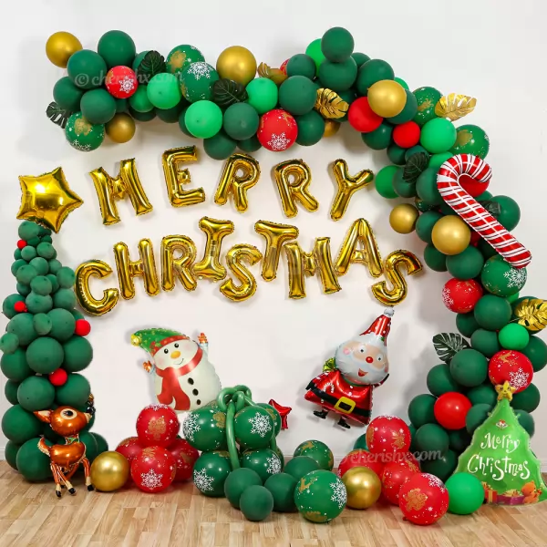 Merry christmas balloons store