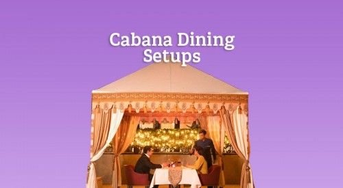 Romantic Cabana Candlelight Dinners in Delhi NCR