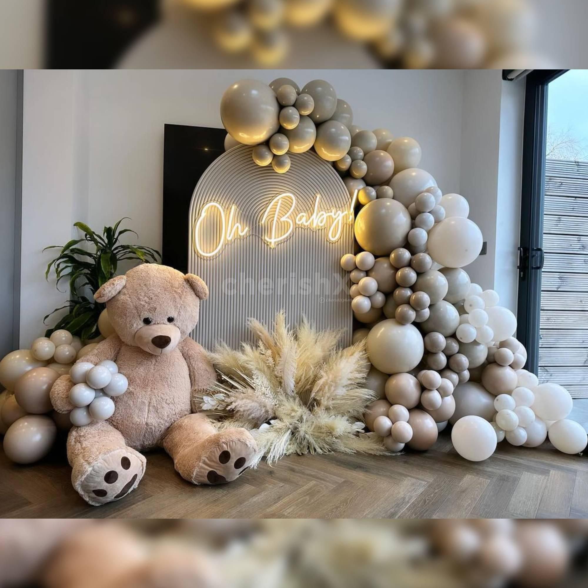 Plan a memorable baby shower with our cuddly cocoa bear theme ...