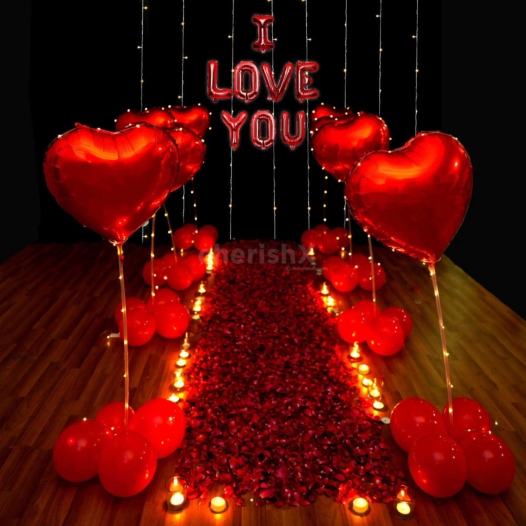 Love Decoration Ideas Love Expression Balloons And Flower Bedroom