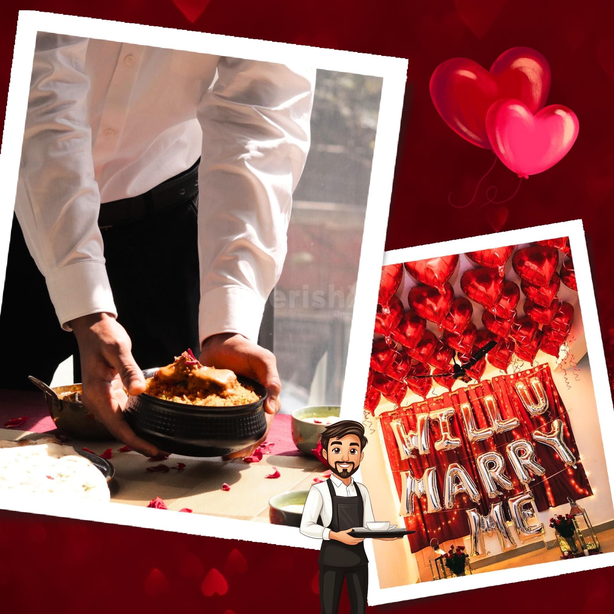 Romantic "Marry Me" Setup with Butler Service & Exquisite Dining at ...