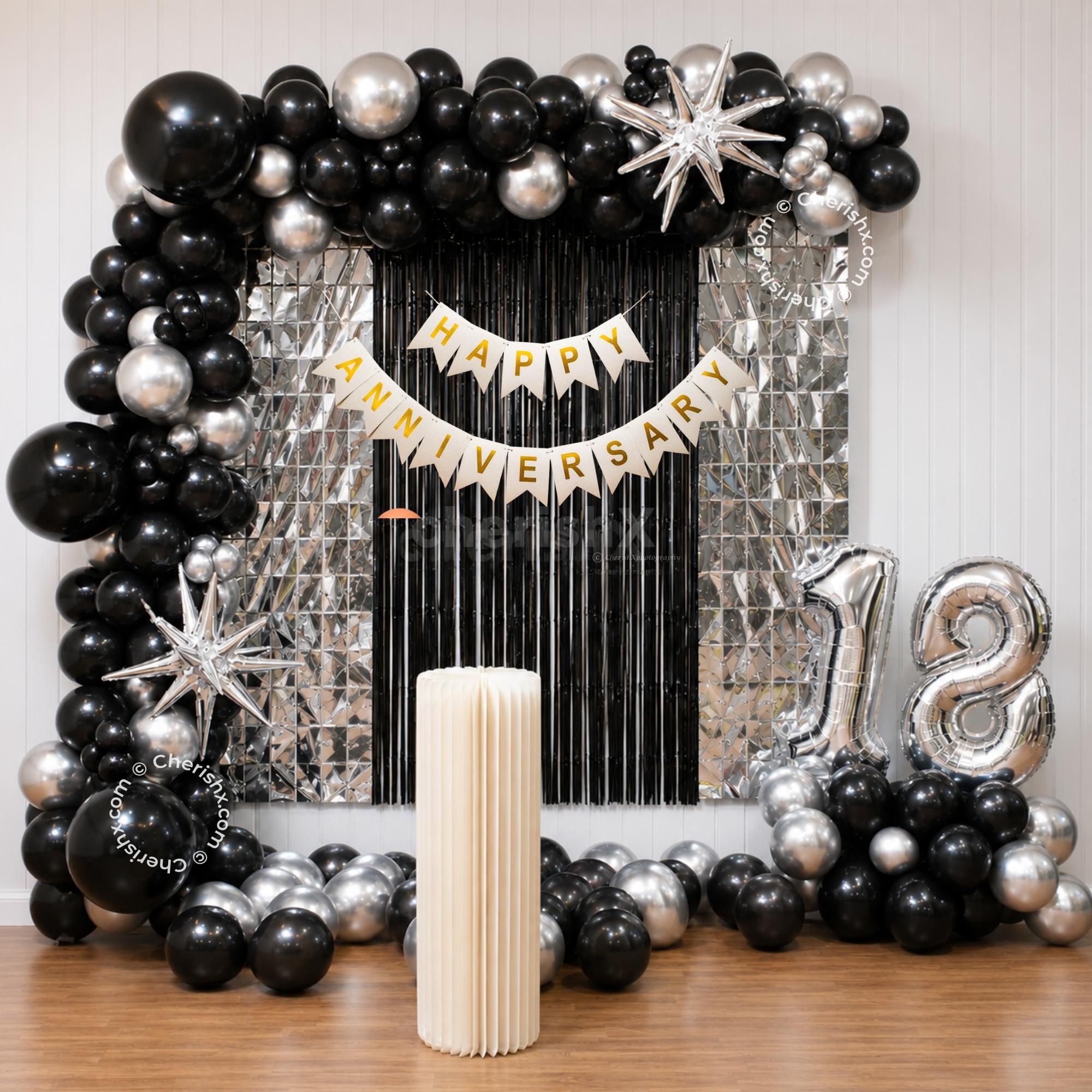 Book Fascinating Metallic Anniversary Balloon Decor in Pune | Pune