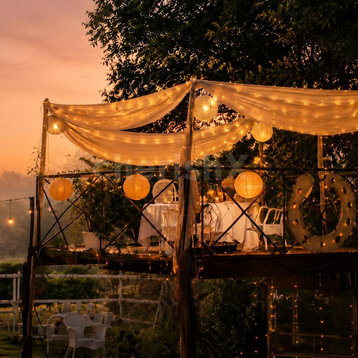 Romantic Cabana Candlelight Dinners in Delhi NCR