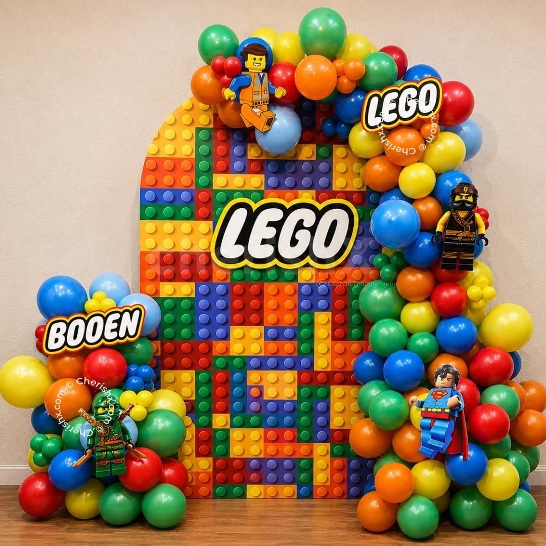 Book LEGO Theme Wall Decor for Birthday Party in Bangalore | Bangalore